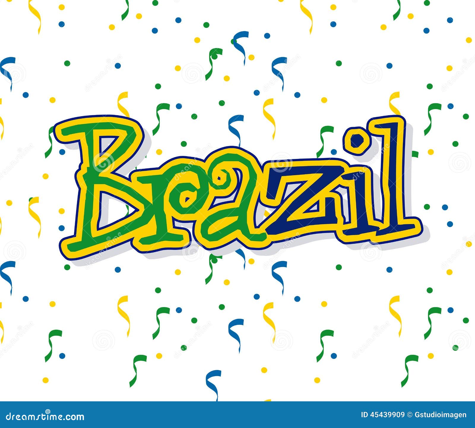 Brazil design stock vector. Illustration of modern, backdrop - 45439909