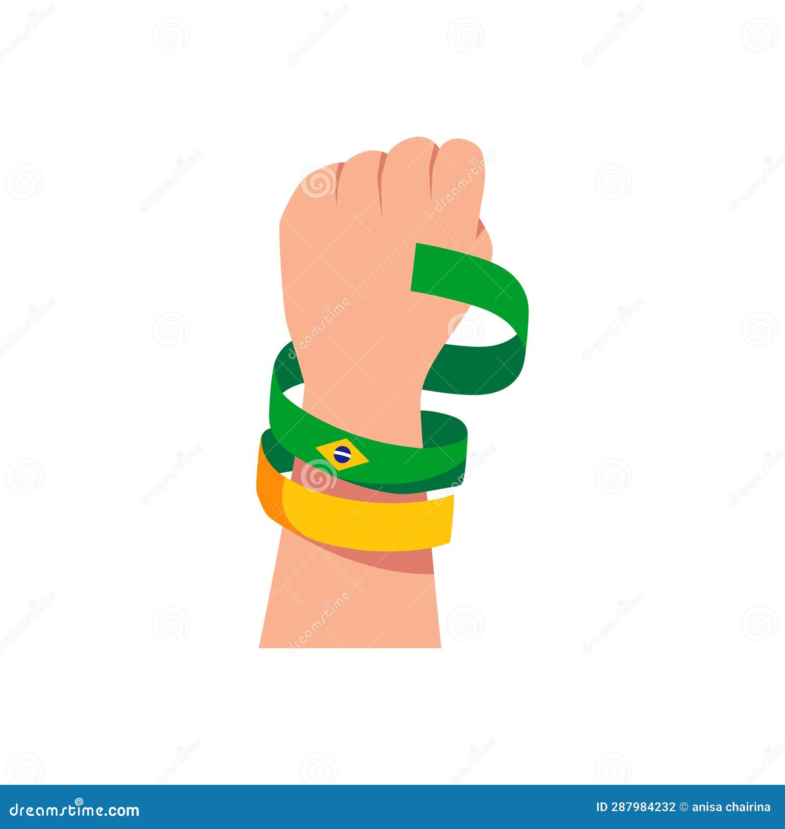 Brazil Element Independence Day Illustration Design Vector Stock ...