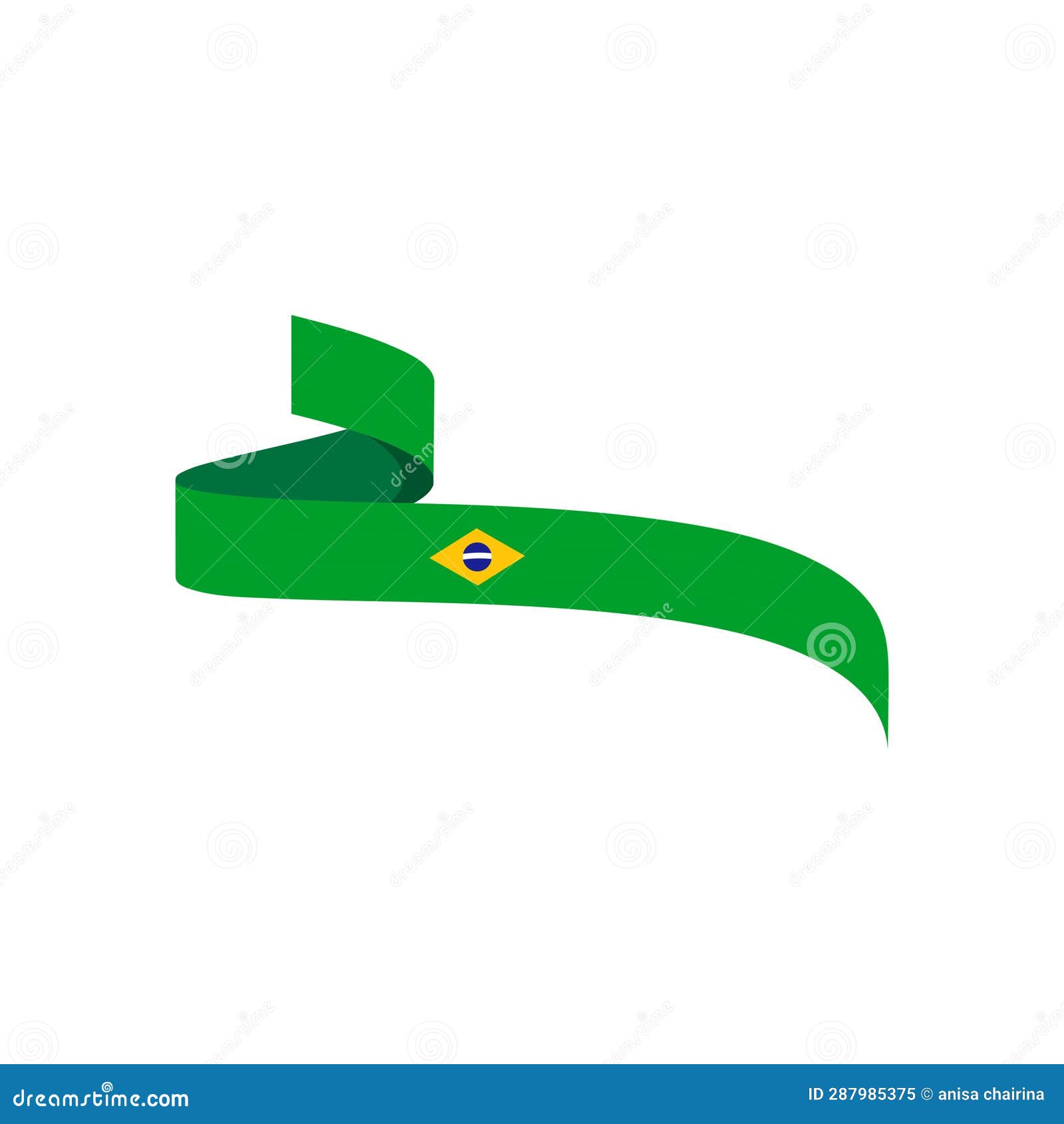 Brazil Element Independence Day Illustration Design Vector Stock ...