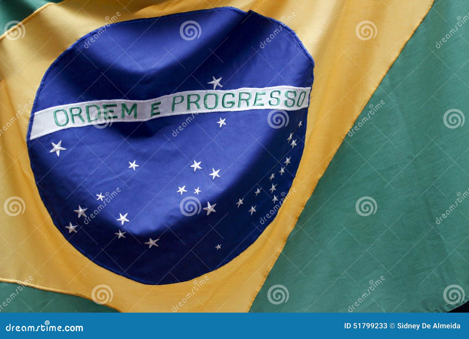 Brazil Flag in Detail and Movement Stock Image - Image of bandeiras ...