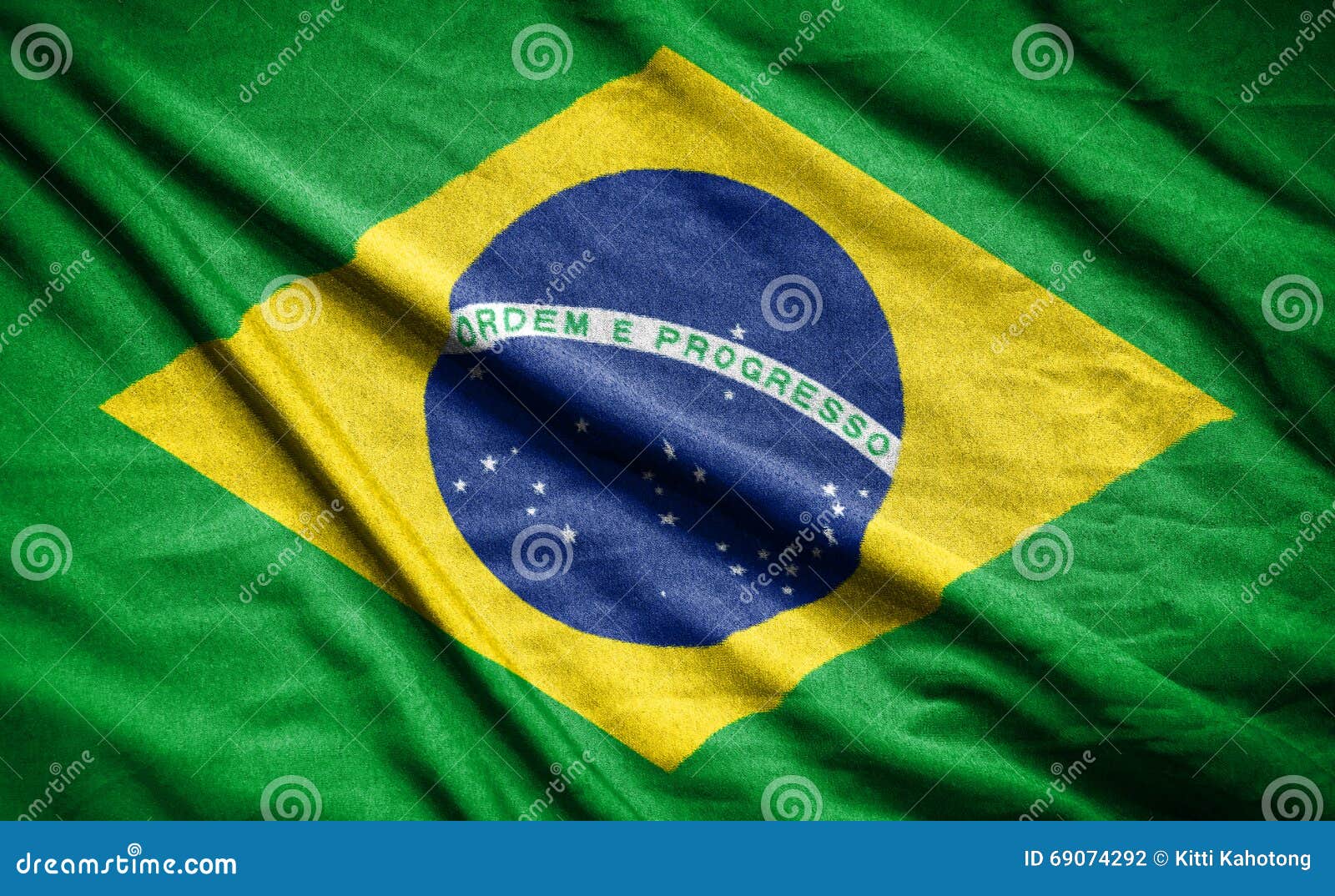 Brazil Flag. Flag on Background Stock Photo - Image of flag, pattern ...