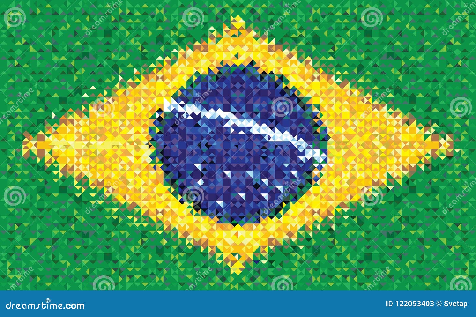 Brazil Flag, Vector Texture Stock Vector - Illustration of brasilia ...