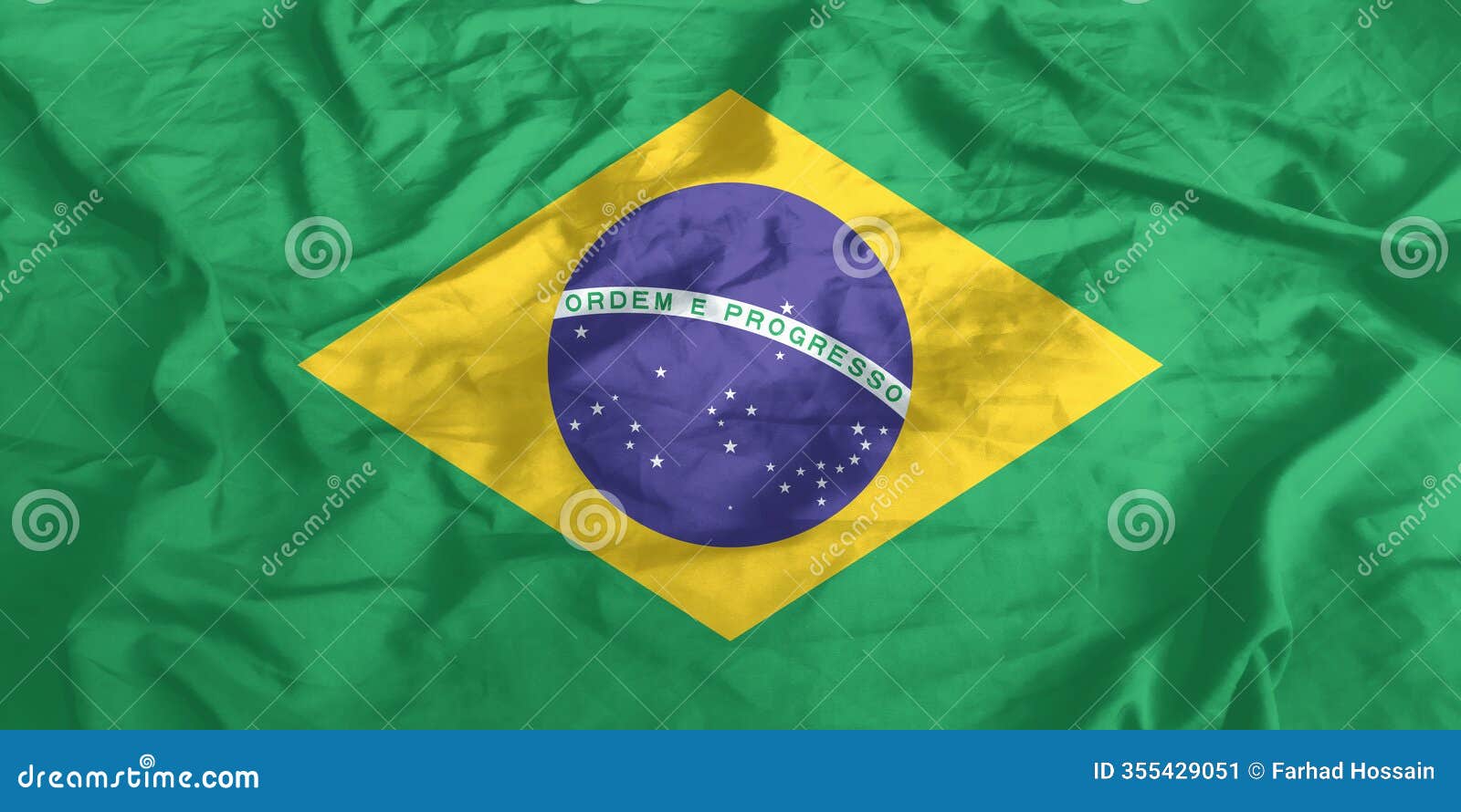 Brazil Flag Waving Close Up Stock Image - Image of flag, flags: 355429051
