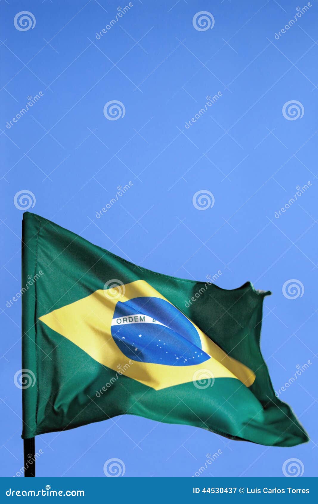 Brazil flag waving stock image. Image of order, movement - 44530437