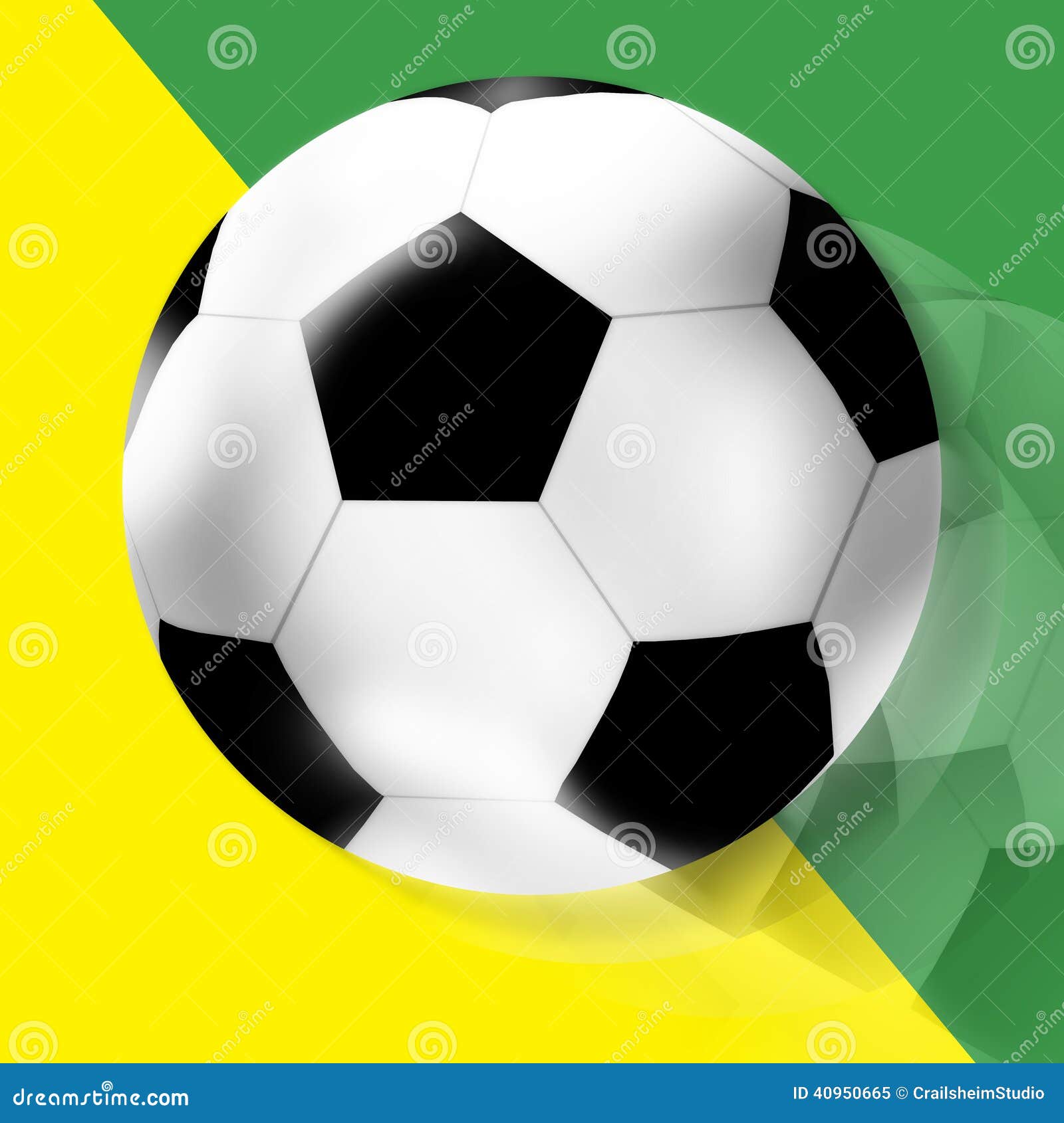 Brazil Football Design stock illustration. Illustration of crew - 40950665