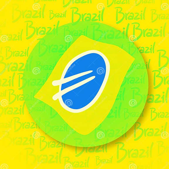 Brazil icon stock vector. Illustration of labeling, like - 40266129