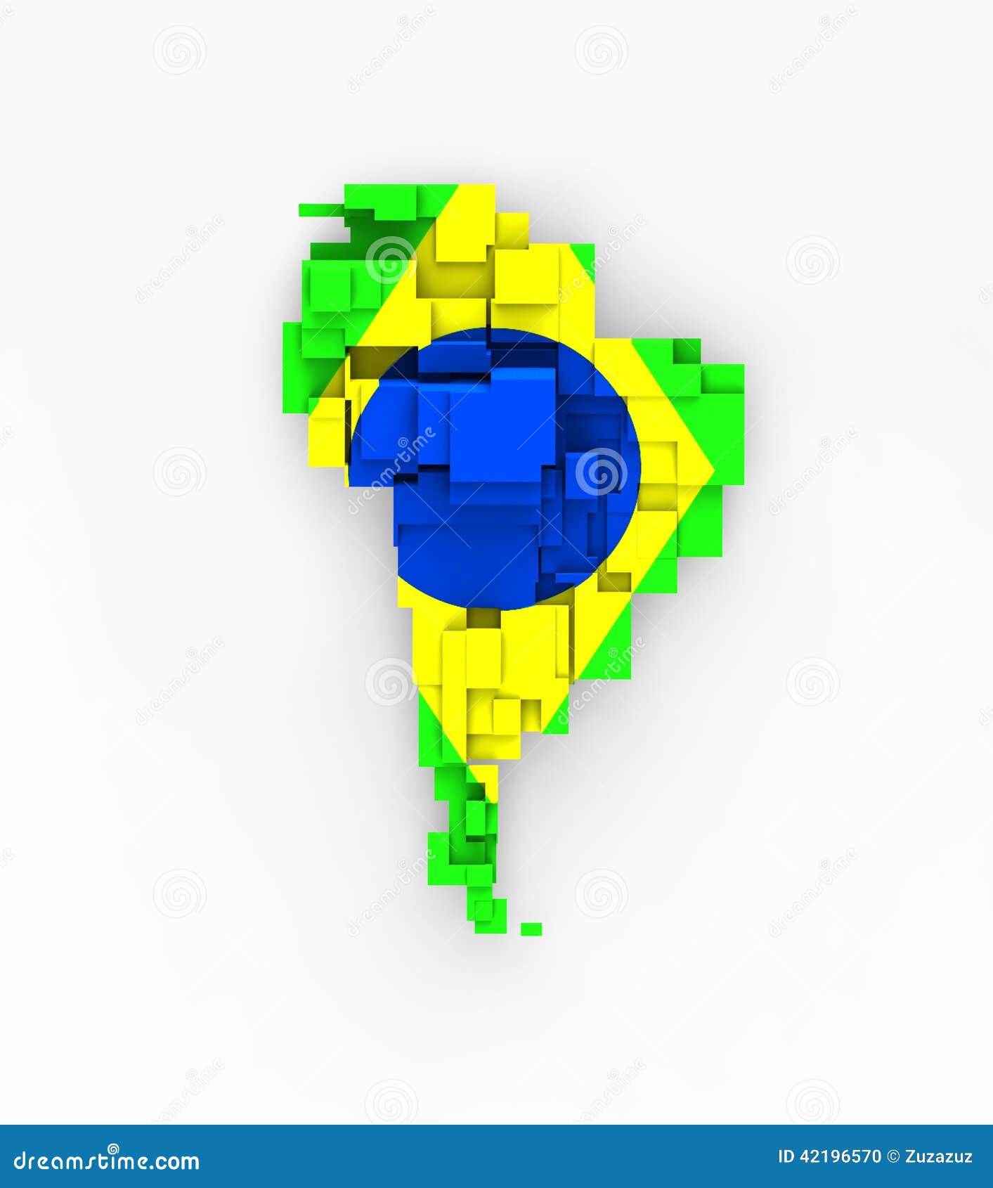 Brazil Map Design Illustration Stock Illustration - Illustration of ...