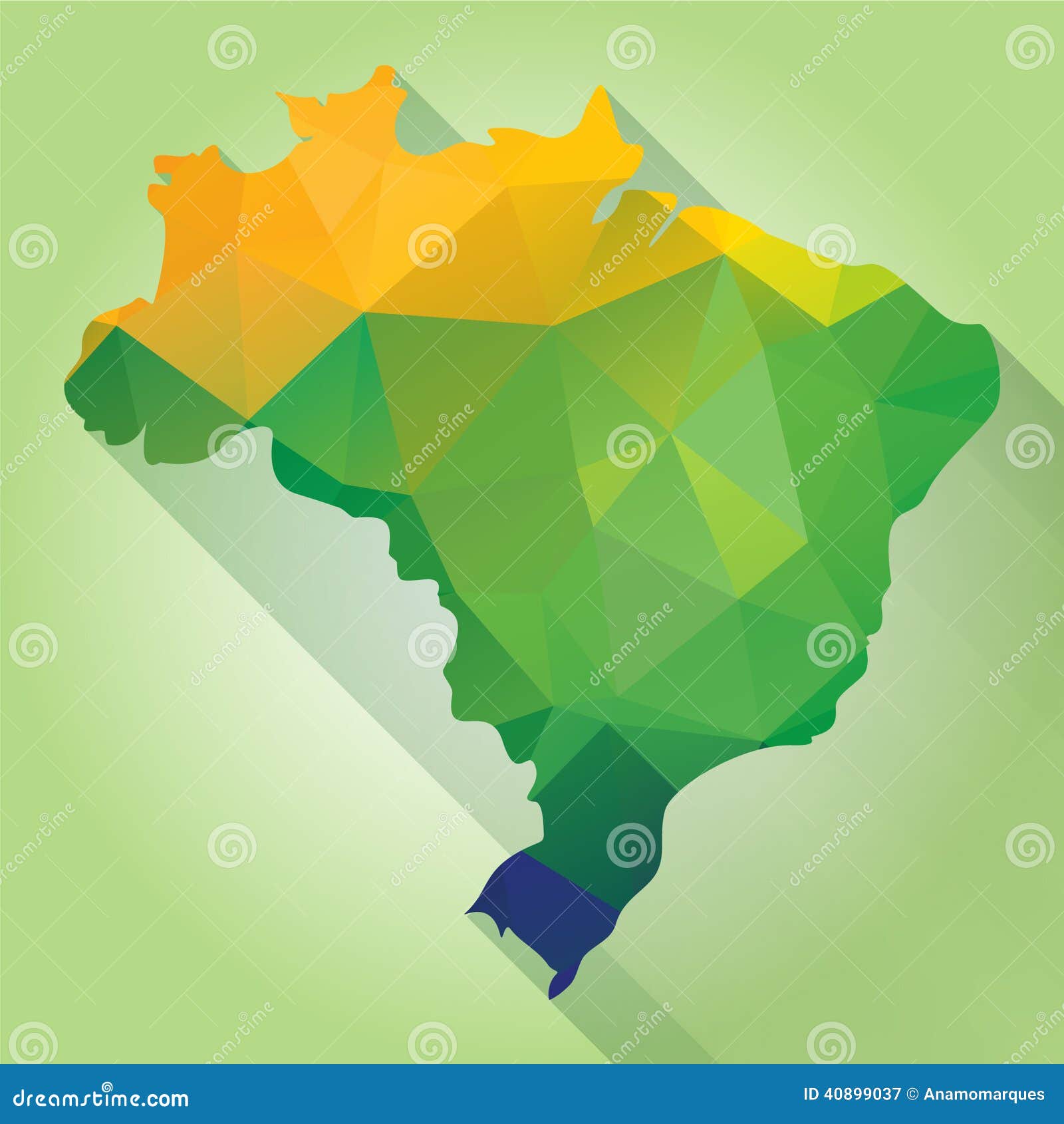 Brazil Map stock vector. Illustration of championship - 40899037