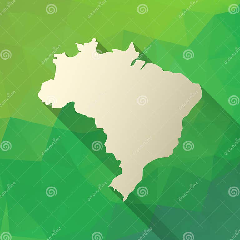 Brazil map stock vector. Illustration of colorful, artistic - 40899074