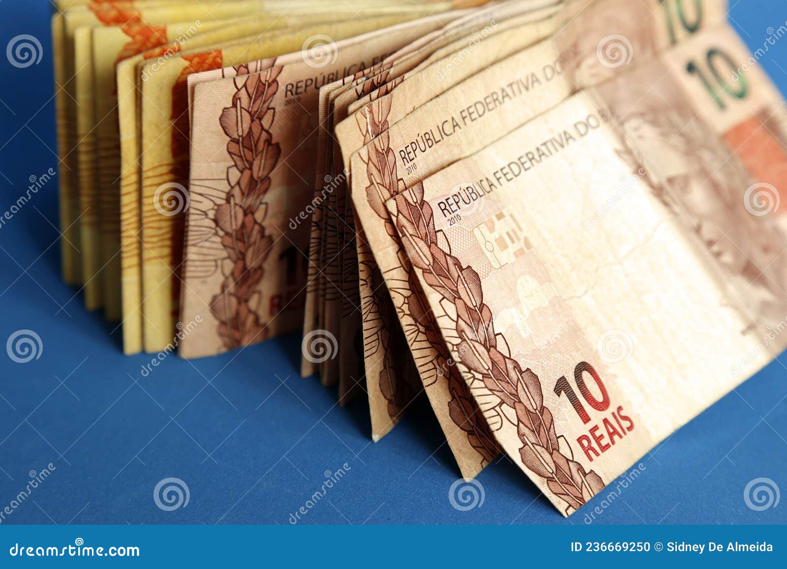 Brazil Money - Several Real Bills Stock Photo - Image of form, mutual ...