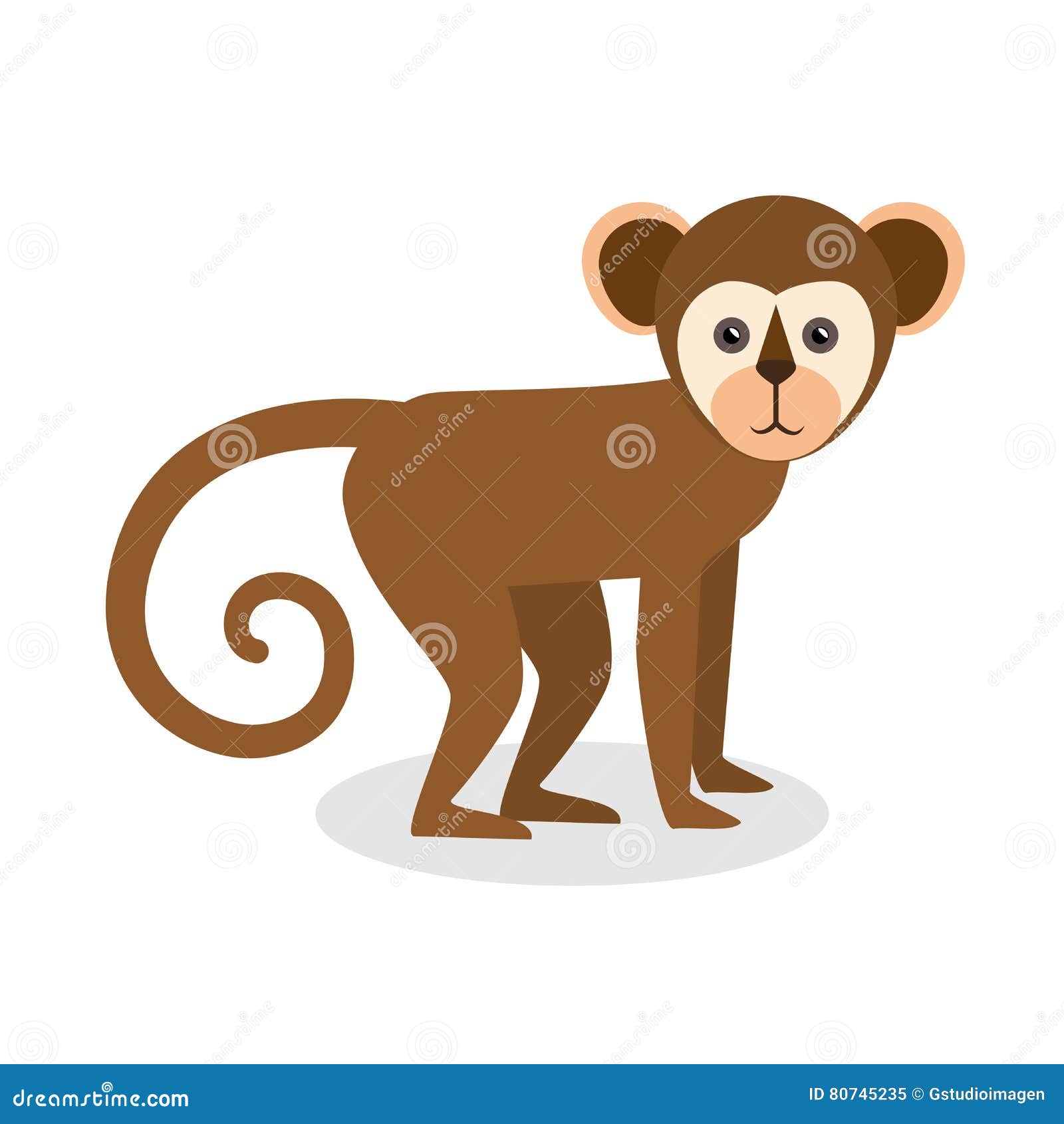 Brazil Monkey Animal Design Stock Vector - Illustration of tourism ...