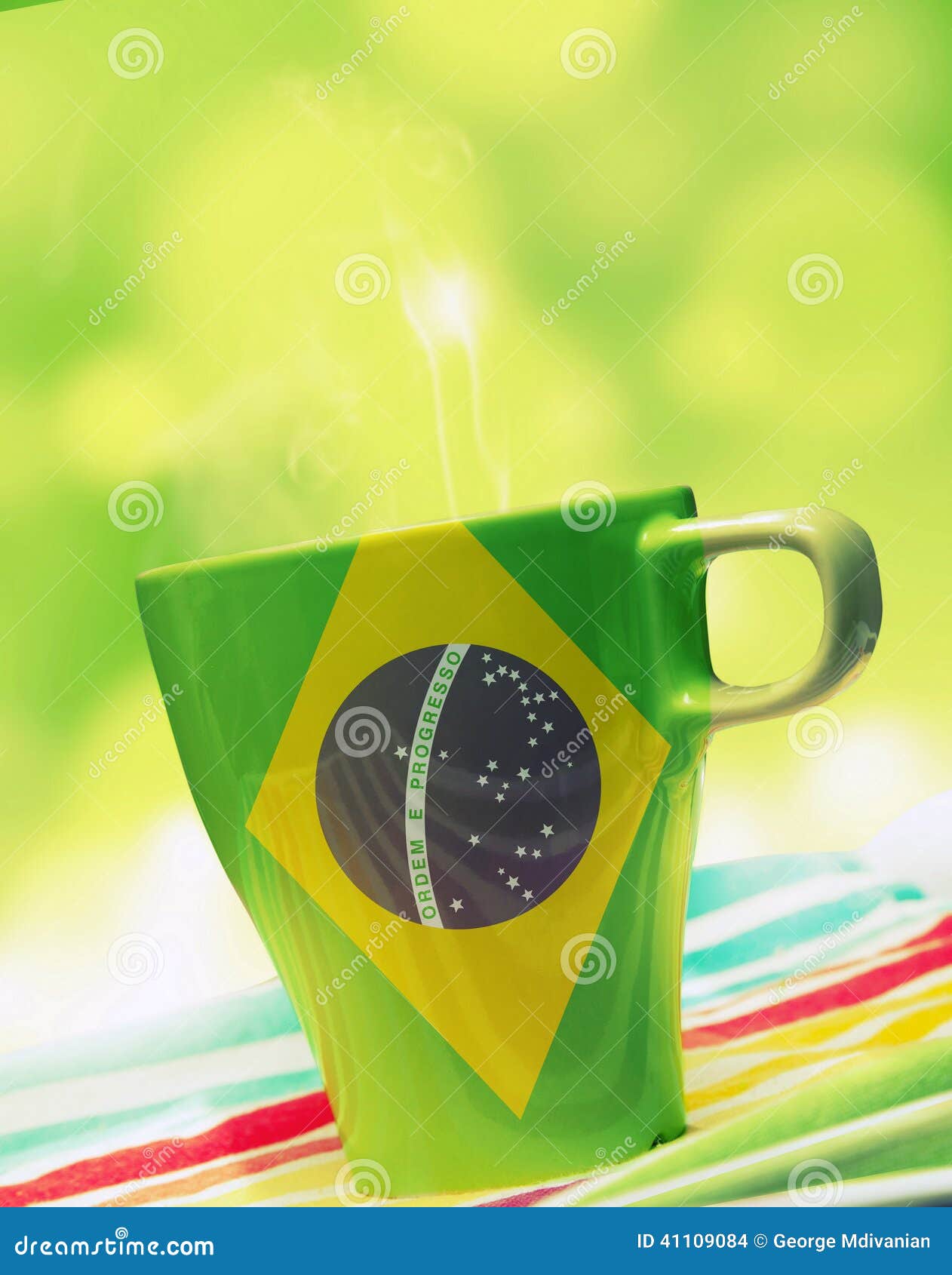 Brazil mug stock photo. Image of coffee, table, outdoor - 41109084