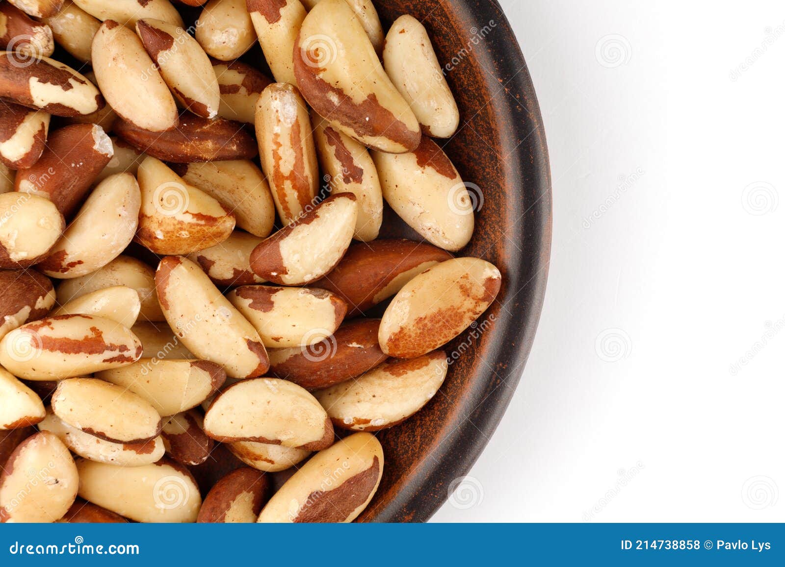Brazil Nut is a Source of Selenium and for a Healthy Diet Stock Photo ...