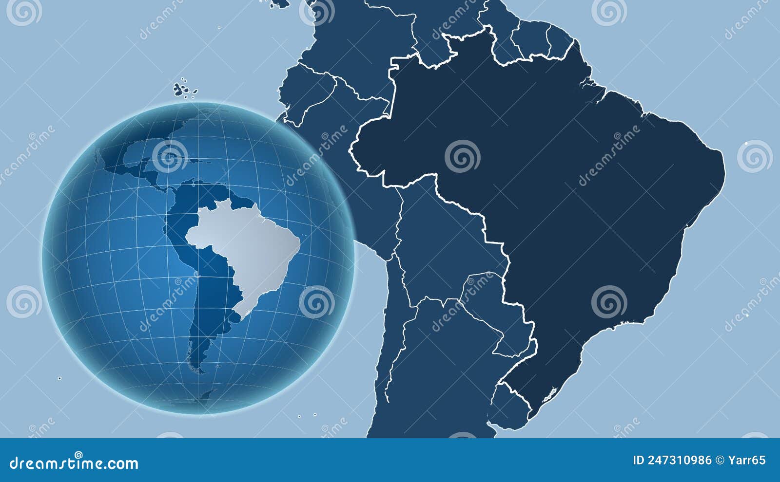 Brazil and Globe. Solids stock footage. Video of administrative - 247310986