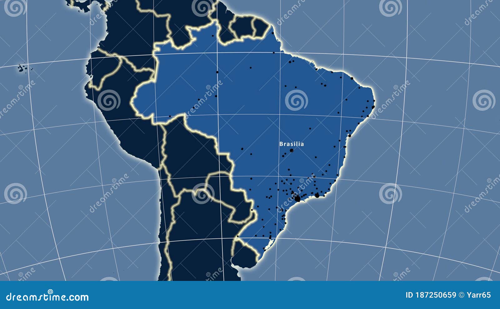 Brazil - Solid. Composition, Borders Stock Illustration - Illustration ...