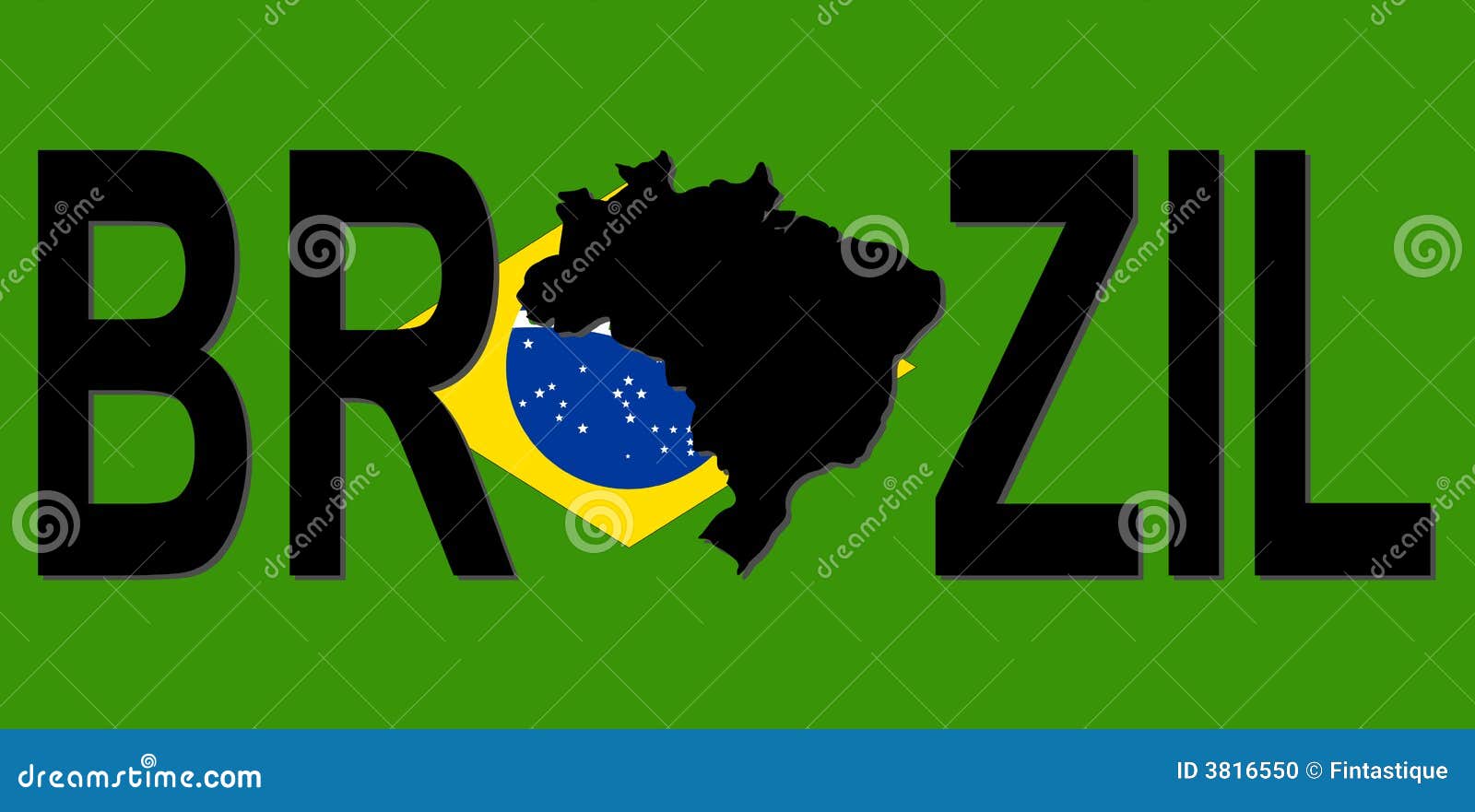 Brazil text with map stock vector. Illustration of text - 3816550