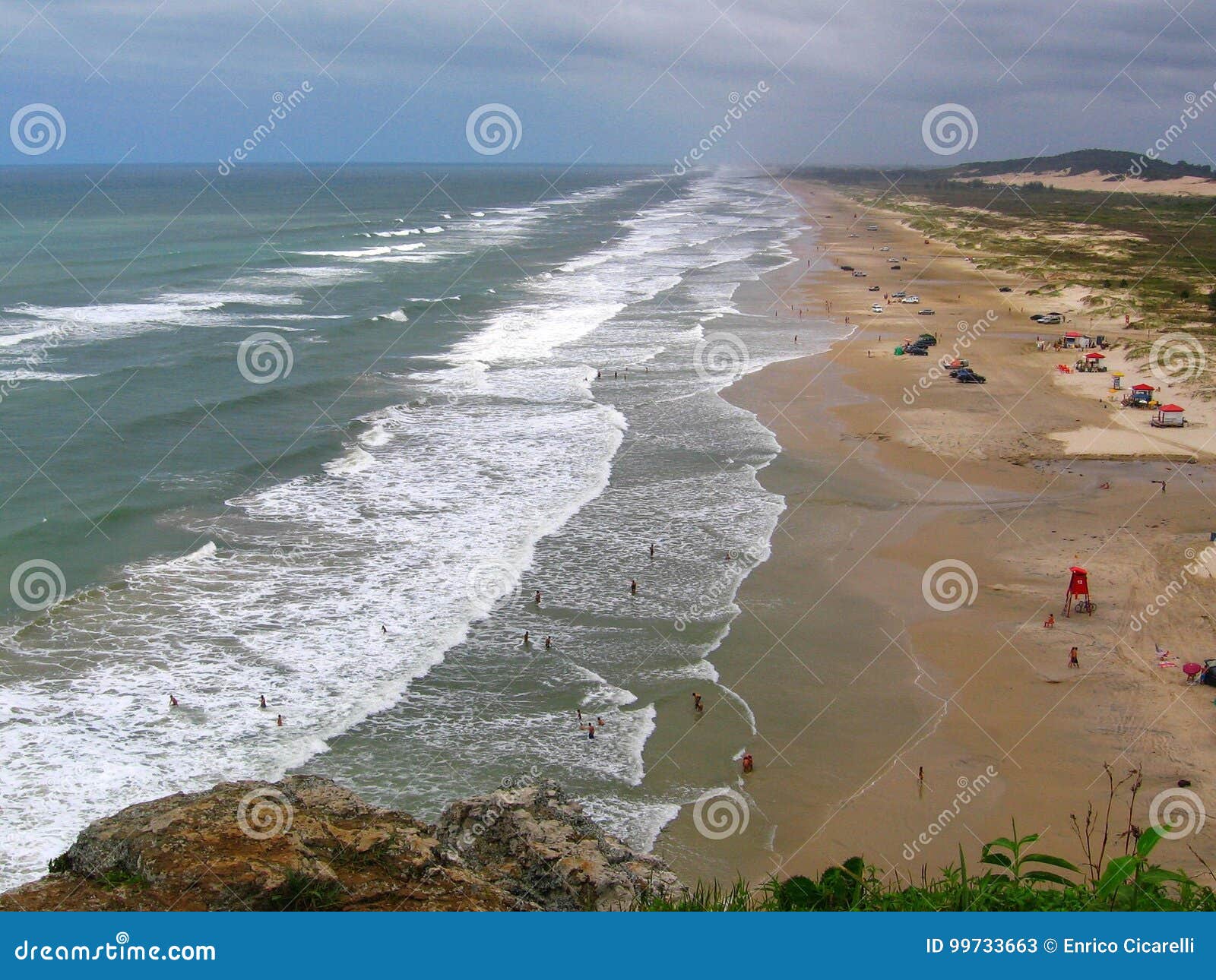 Brazil torres beach stock image. Image of beautiful, beach - 99733663
