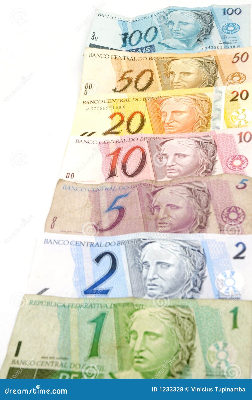 Braziliaans Geld stock foto. Image of zaken, portret, federaal - 1233328