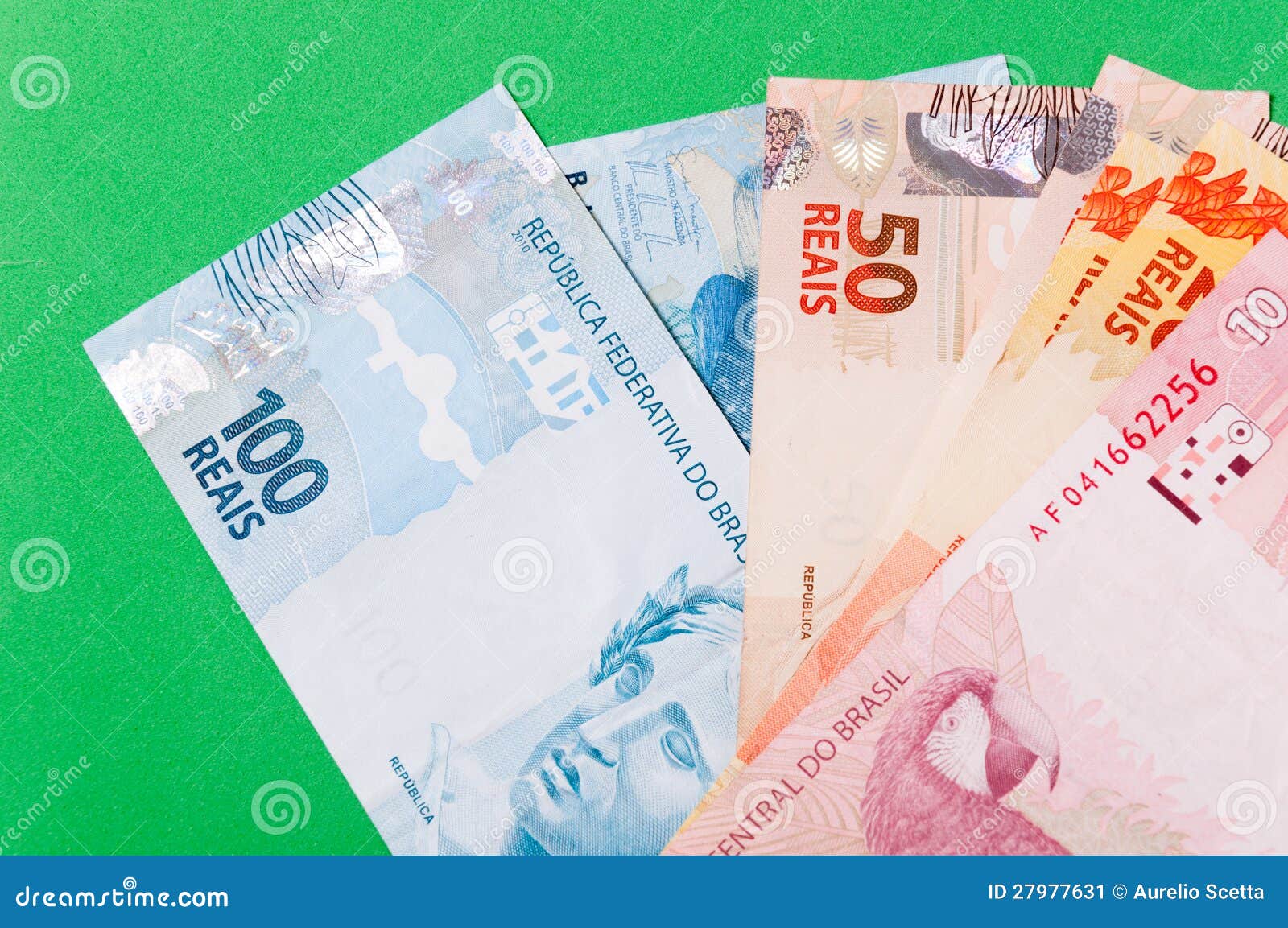 Braziliaans Geld stock afbeelding. Image of contant, bankbiljet - 27977631