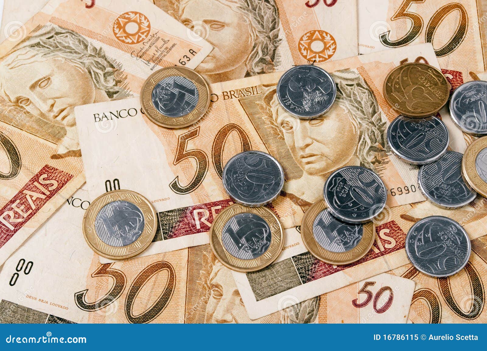 Braziliaanse Munt stock afbeelding. Image of bedrag, stemmingen - 16786115