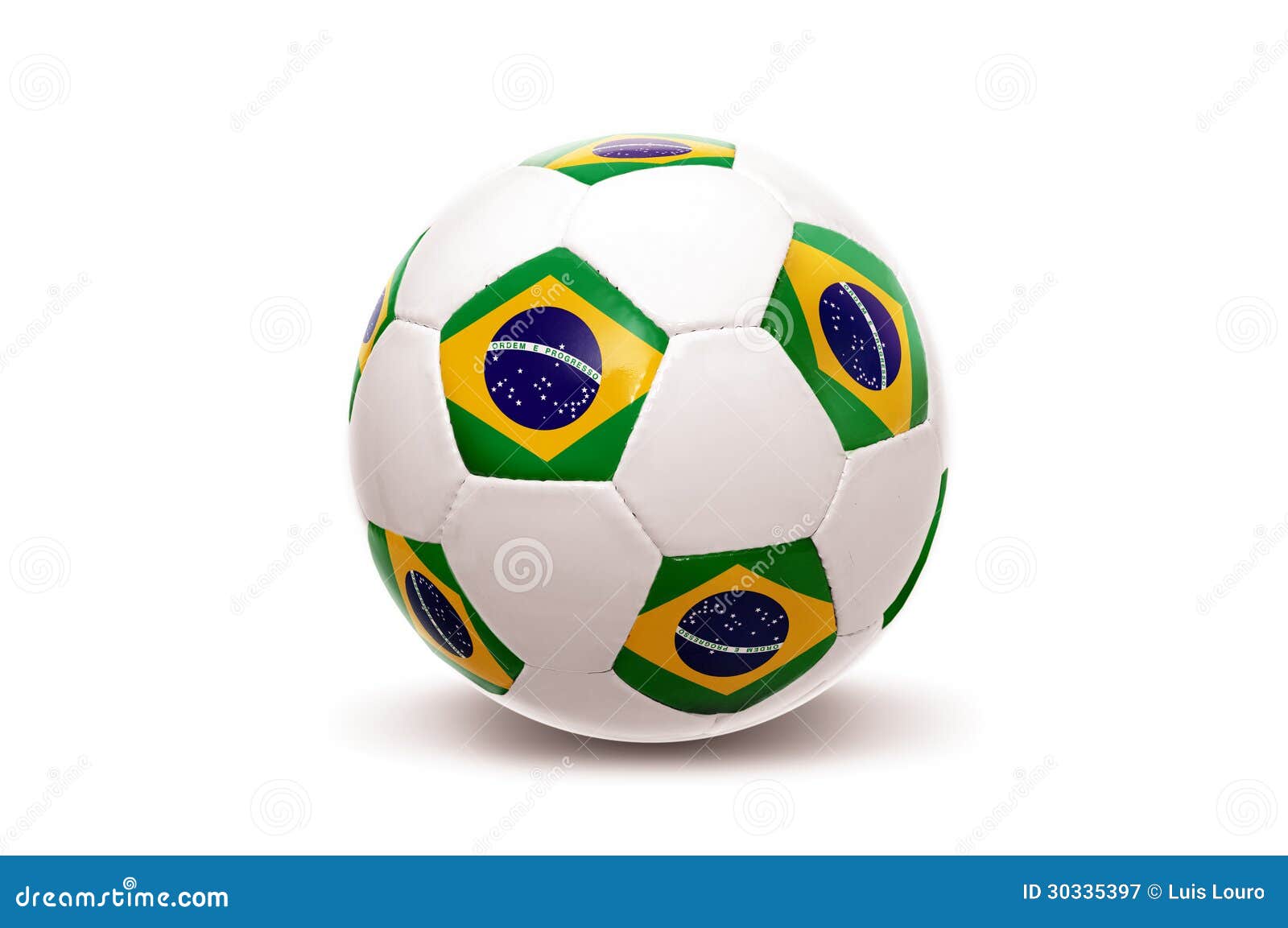 Brazilian ball stock image. Image of brazil, nation, flag - 30335397