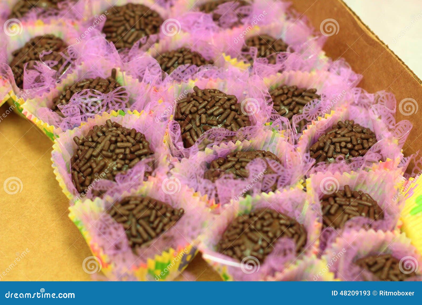 Brazilian Brigadeiro Candies Stock Image - Image of chocolate, cocoa ...