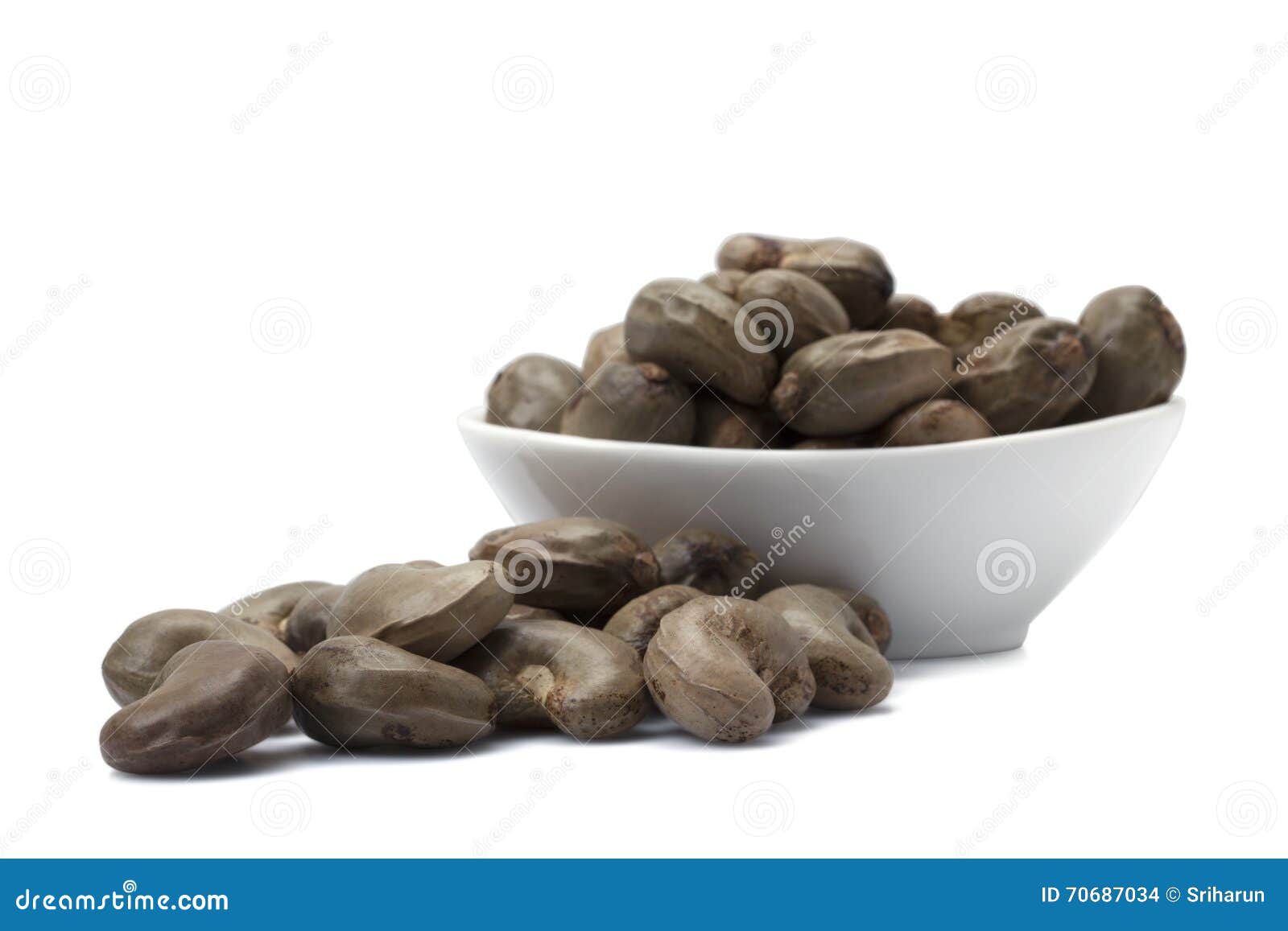 Brazilian Caju Seed or Cashew Seed Stock Photo - Image of group ...