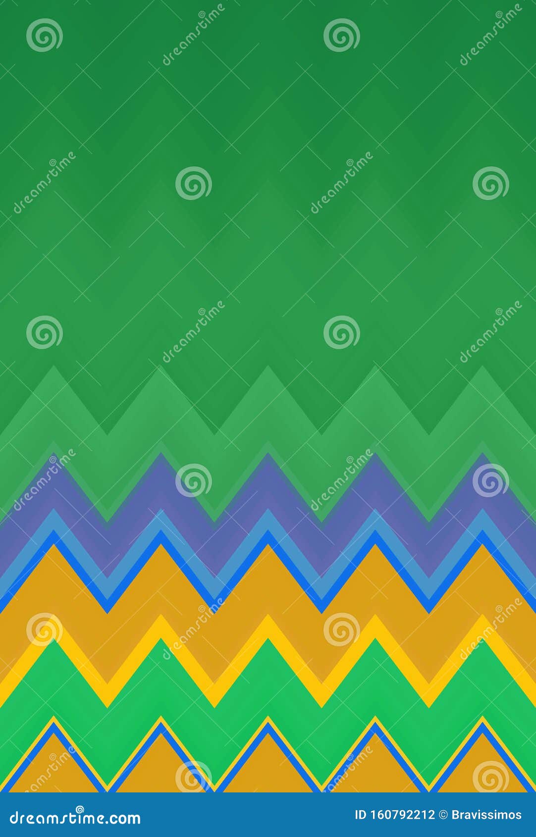Brazilian Chevron Pattern Brasil Background. Brazil Stock Illustration ...