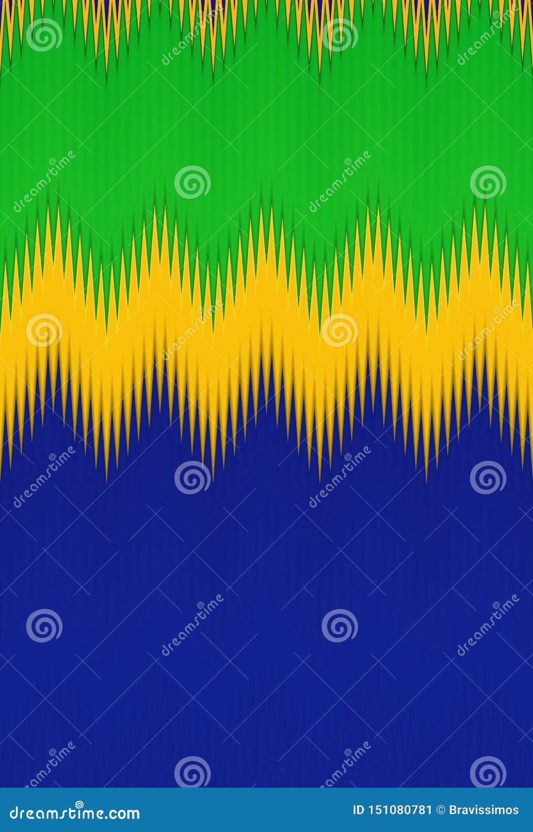 Brazilian Chevron Pattern Brasil Background. Texture Stock Illustration ...