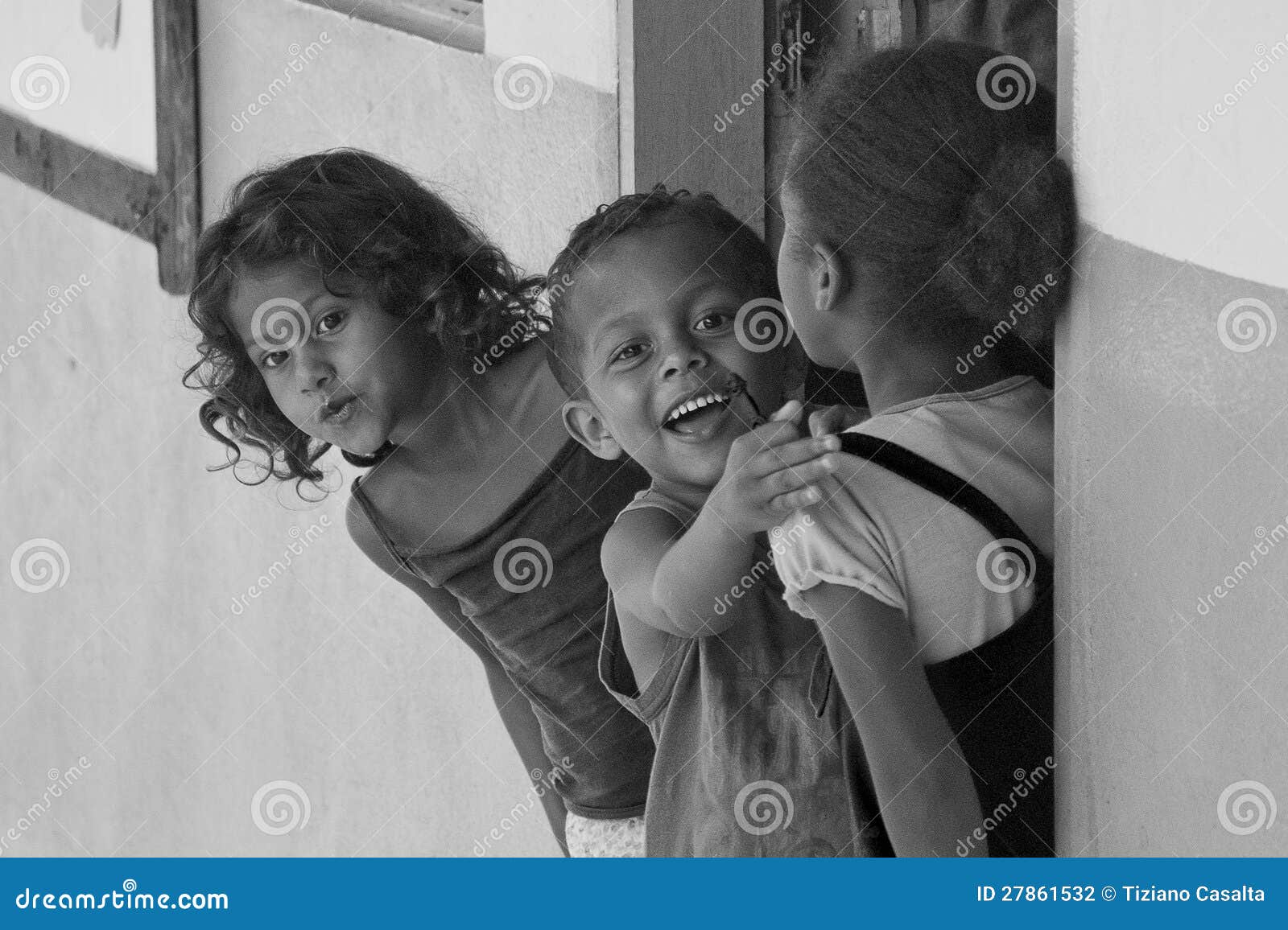 Brazilian Children Playing In Rock Pools Lencois Bahia Editorial Photo ...