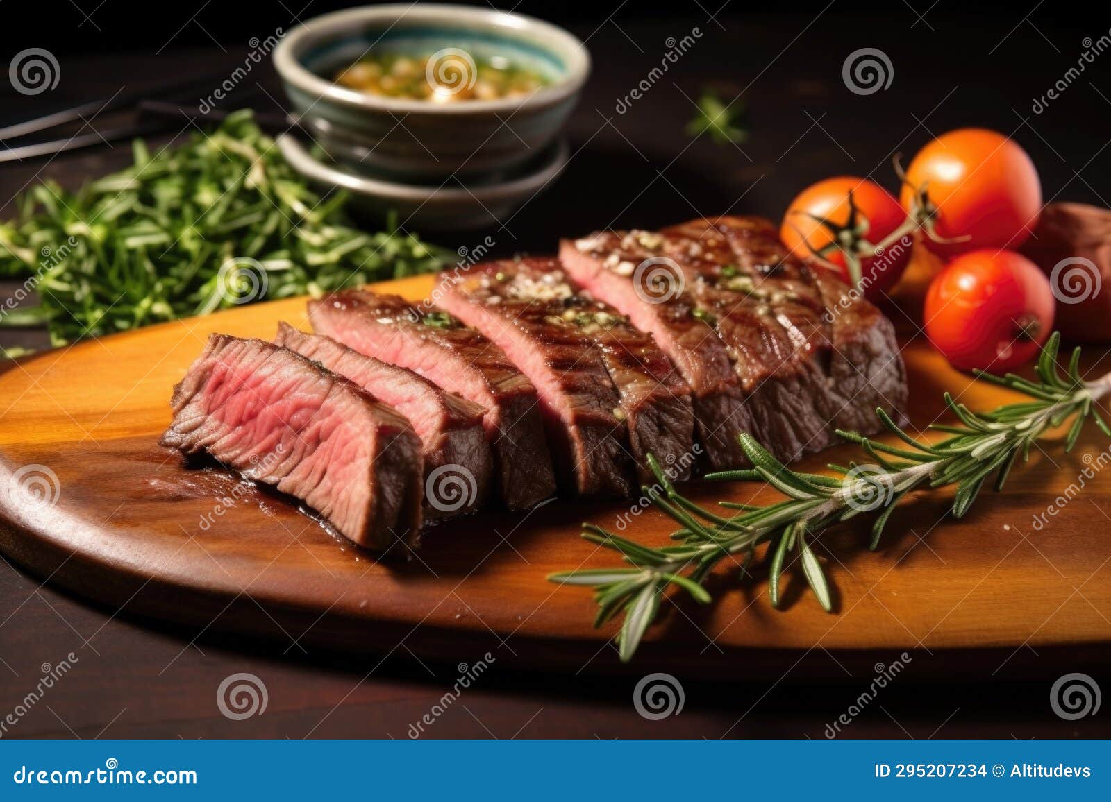 Brazilian Churrasco Steak Cut and Served on a Plate Stock Photo - Image ...