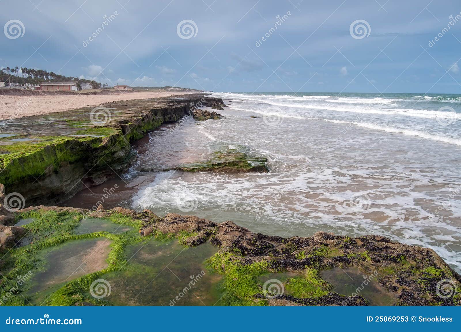 Brazilian Coastline stock image. Image of water, ocean - 25069253