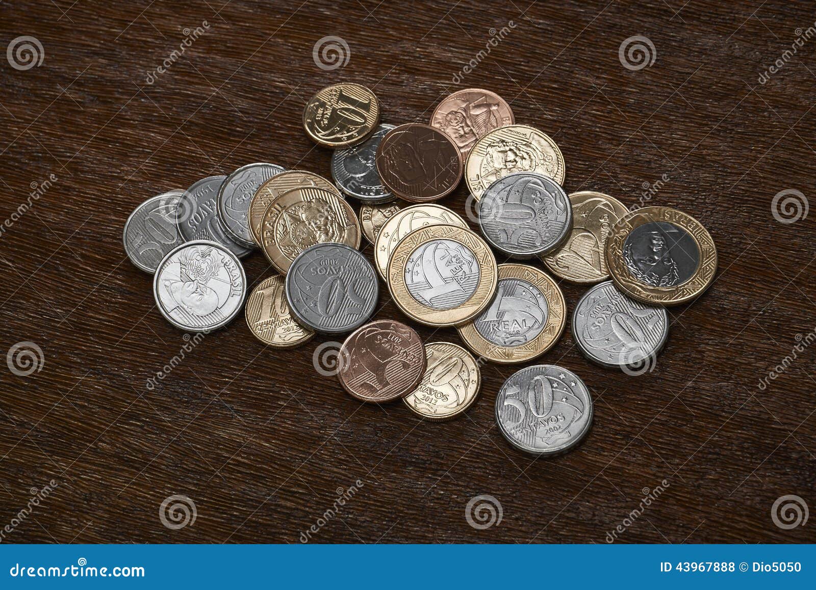 Brazilian coins stock photo. Image of investment, heap - 43967888
