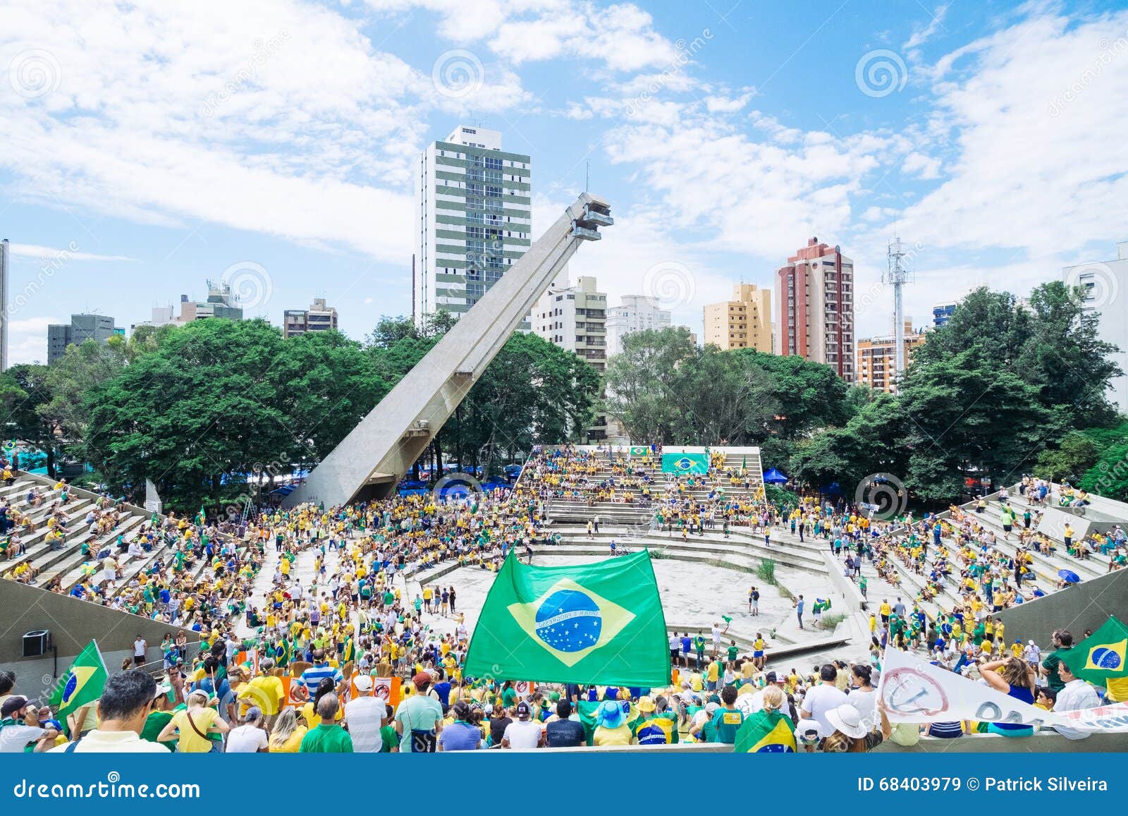 Brazilian Crowd editorial stock image. Image of crowd - 68403979