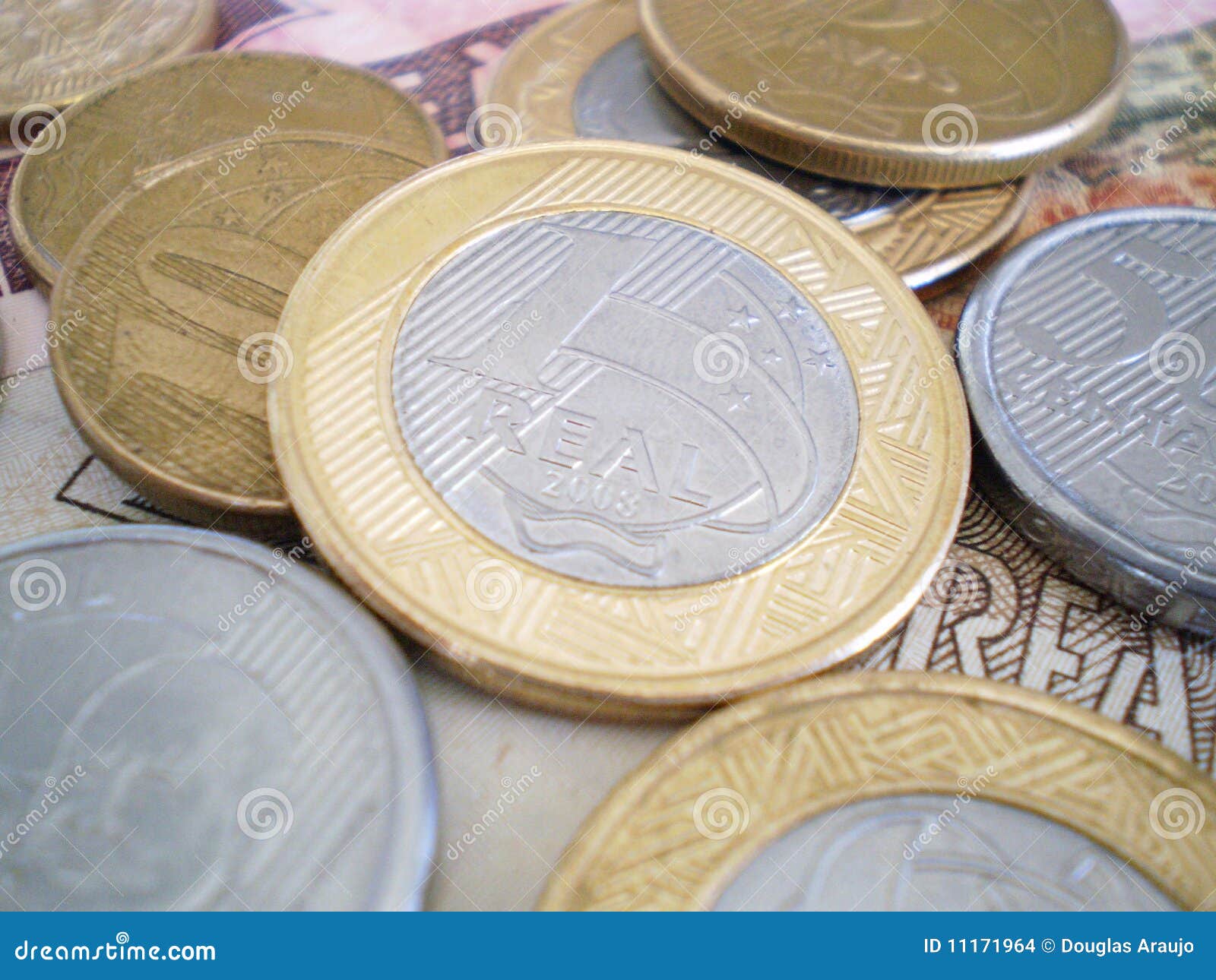 Brazilian Currency stock photo. Image of reais, real - 11171964