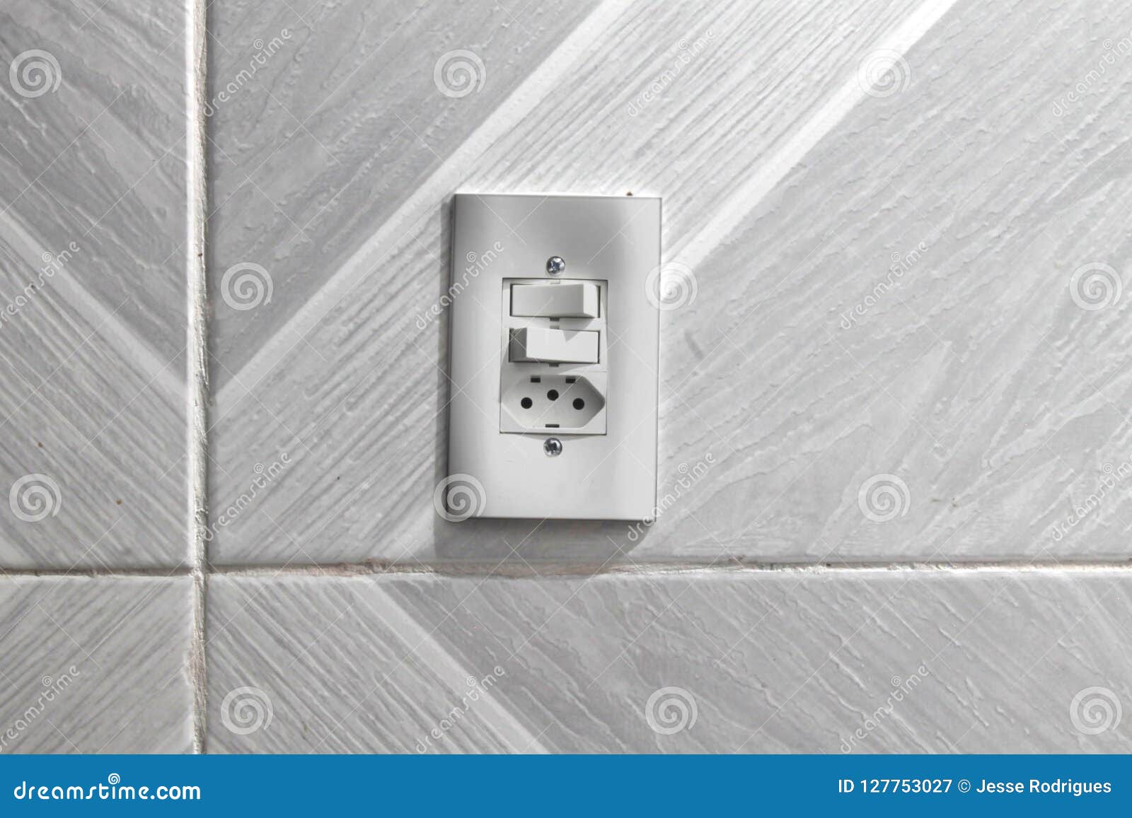 Brazilian Electrical Outlet. Object of Home Stock Image - Image of open ...