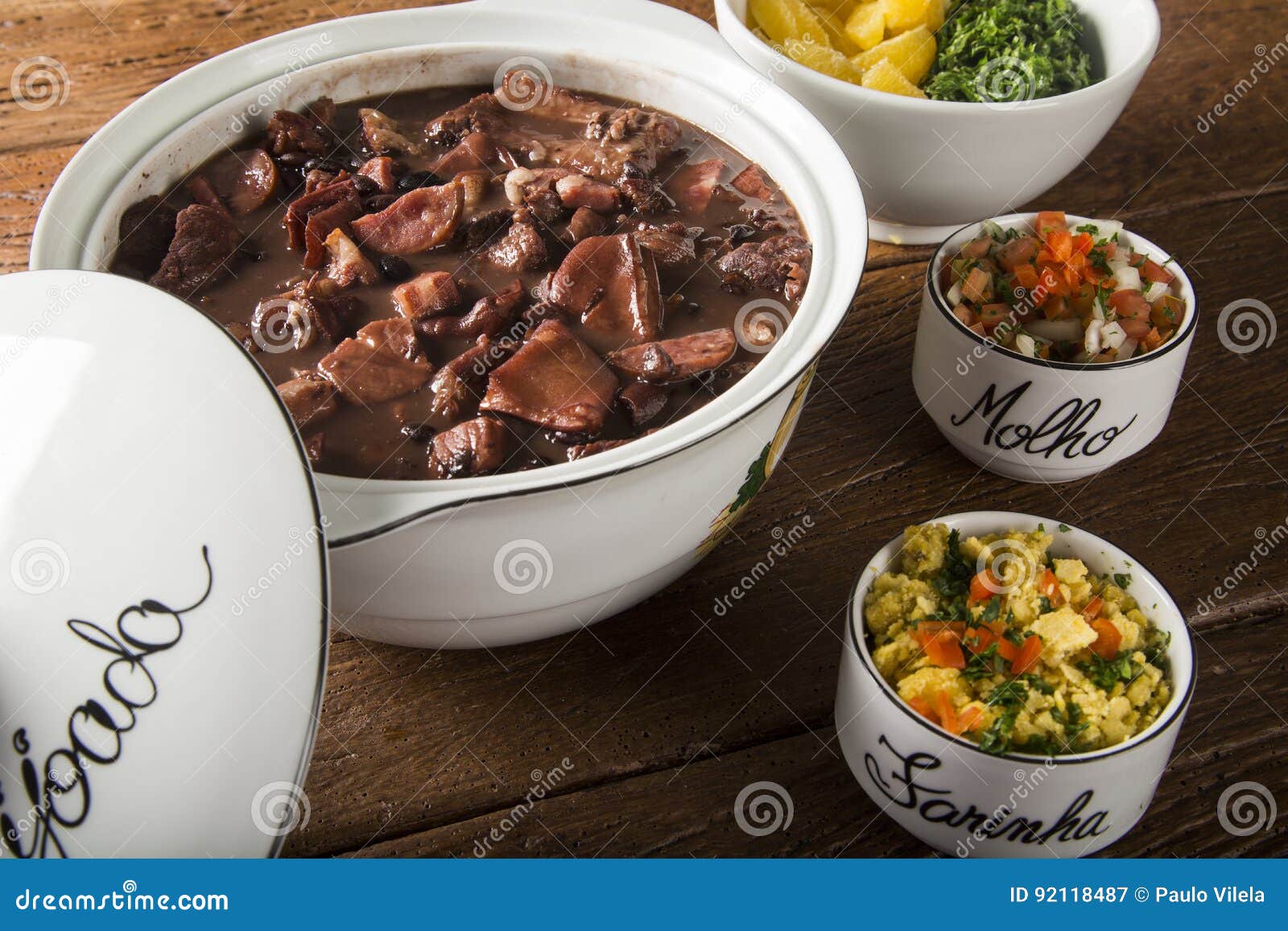 Brazilian Feijoada Food. stock image. Image of feijoada - 92118487