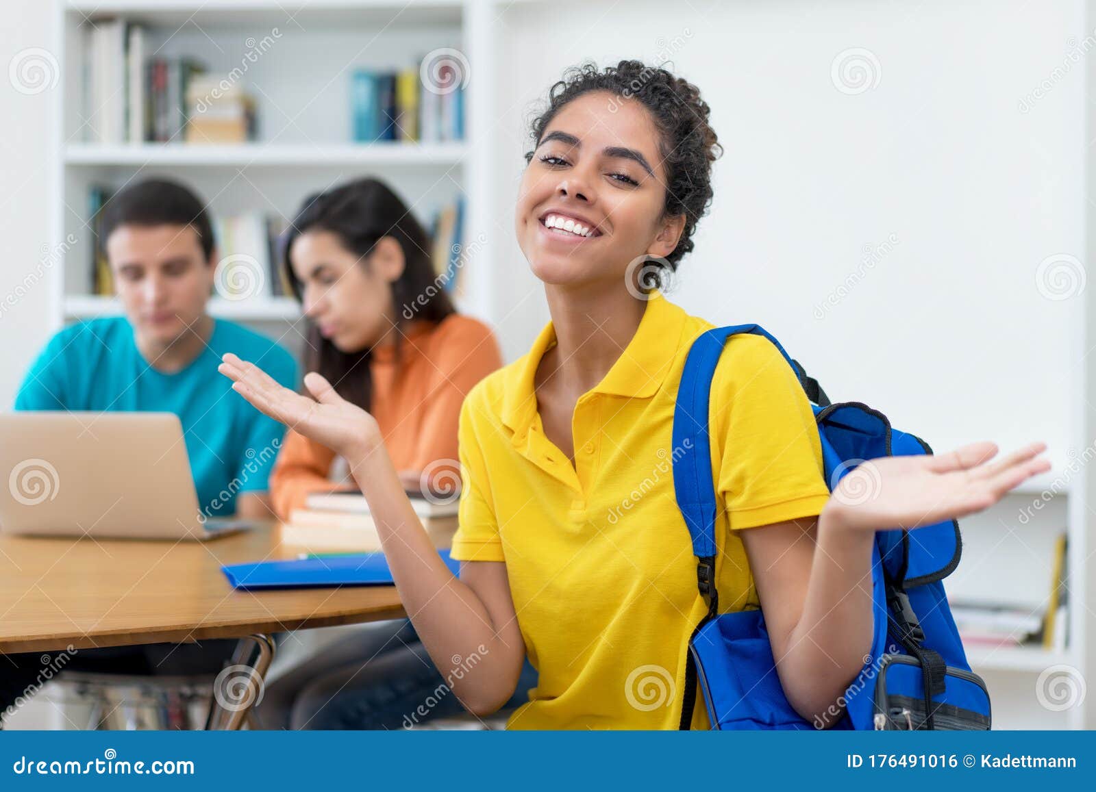 Brazilian Female Students with Group of Computer Science Students Stock ...