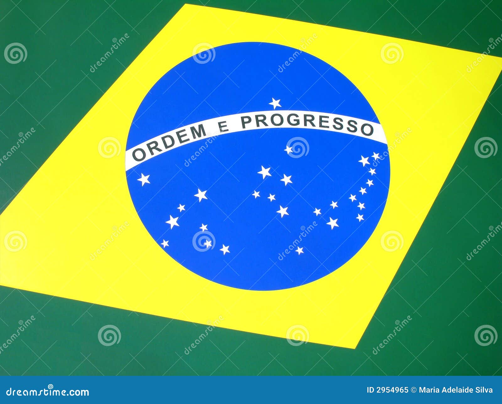 Brazilian flag stock image. Image of order, brazil, closeup - 2954965