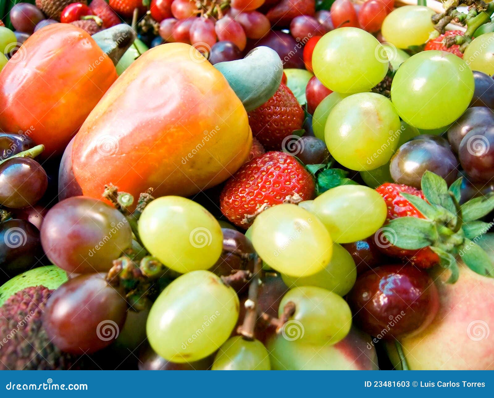 Brazilian Fresh Tropical Fruits Stock Image - Image of apple, brazil ...