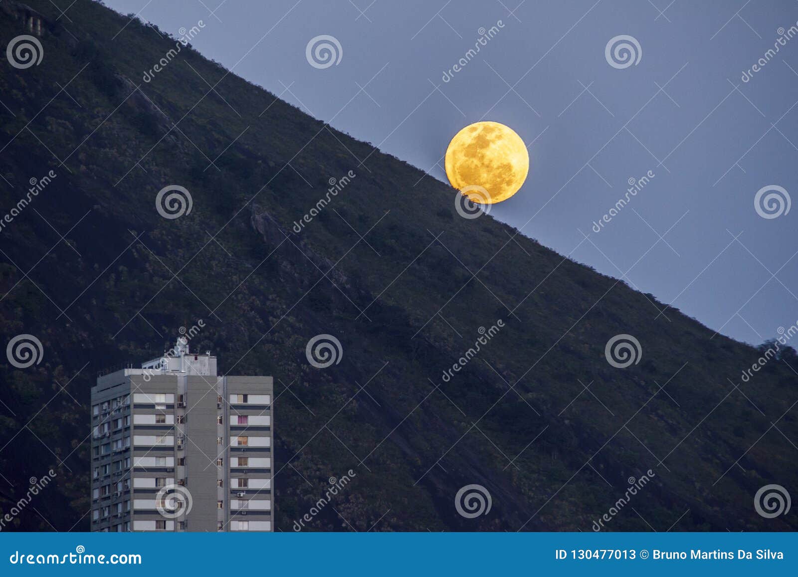 Brazilian full moon. stock image. Image of luna, crater - 130477013