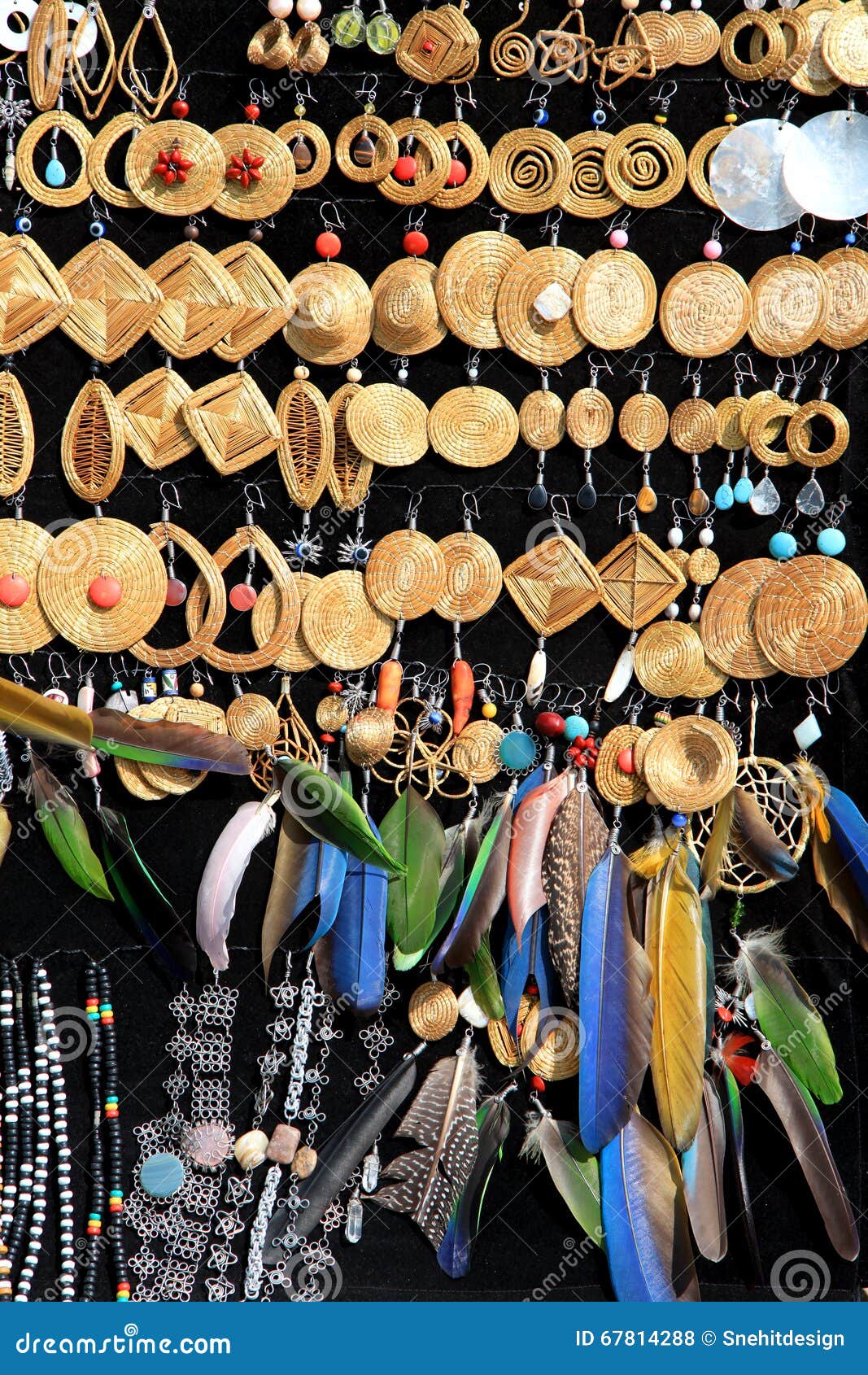 Brazilian handicrafts stock photo. Image of market, brazil - 67814288
