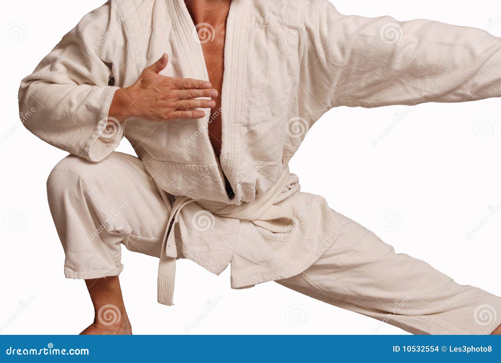 Brazilian Jiu Jitsu Gi Isolated Stock Photo - Image of protect ...