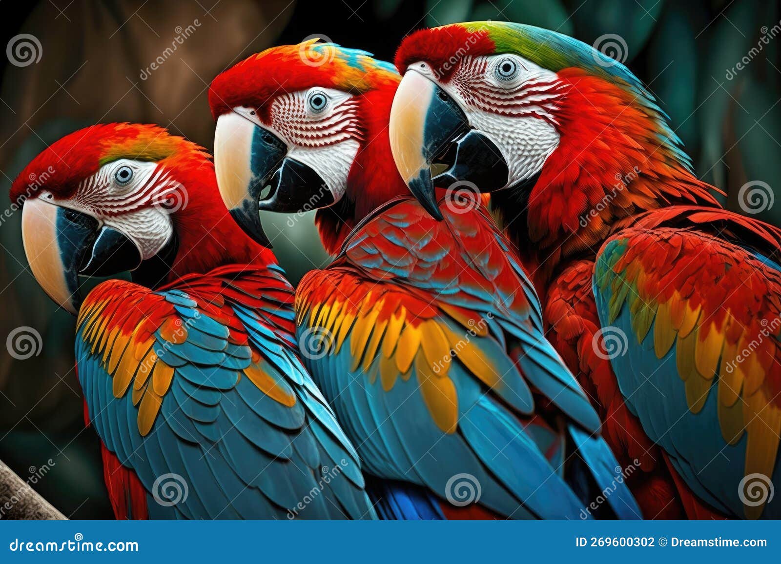Brazilian Macaws Illustration Design Art Stock Illustration ...
