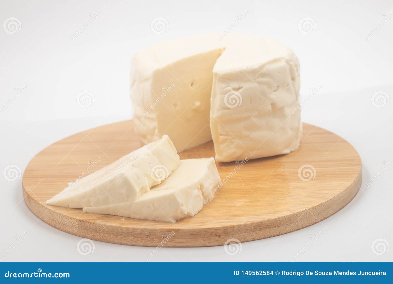 Brazilian Minas Cheese Sliced Stock Photo - Image of gourmet, minas ...