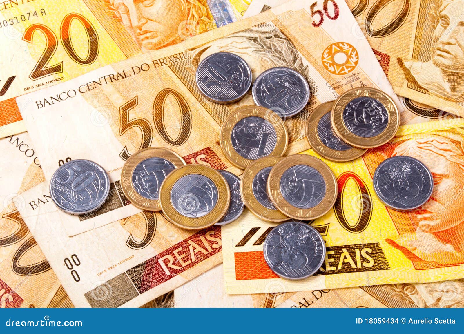 Brazilian money stock photo. Image of international, savings - 18059434