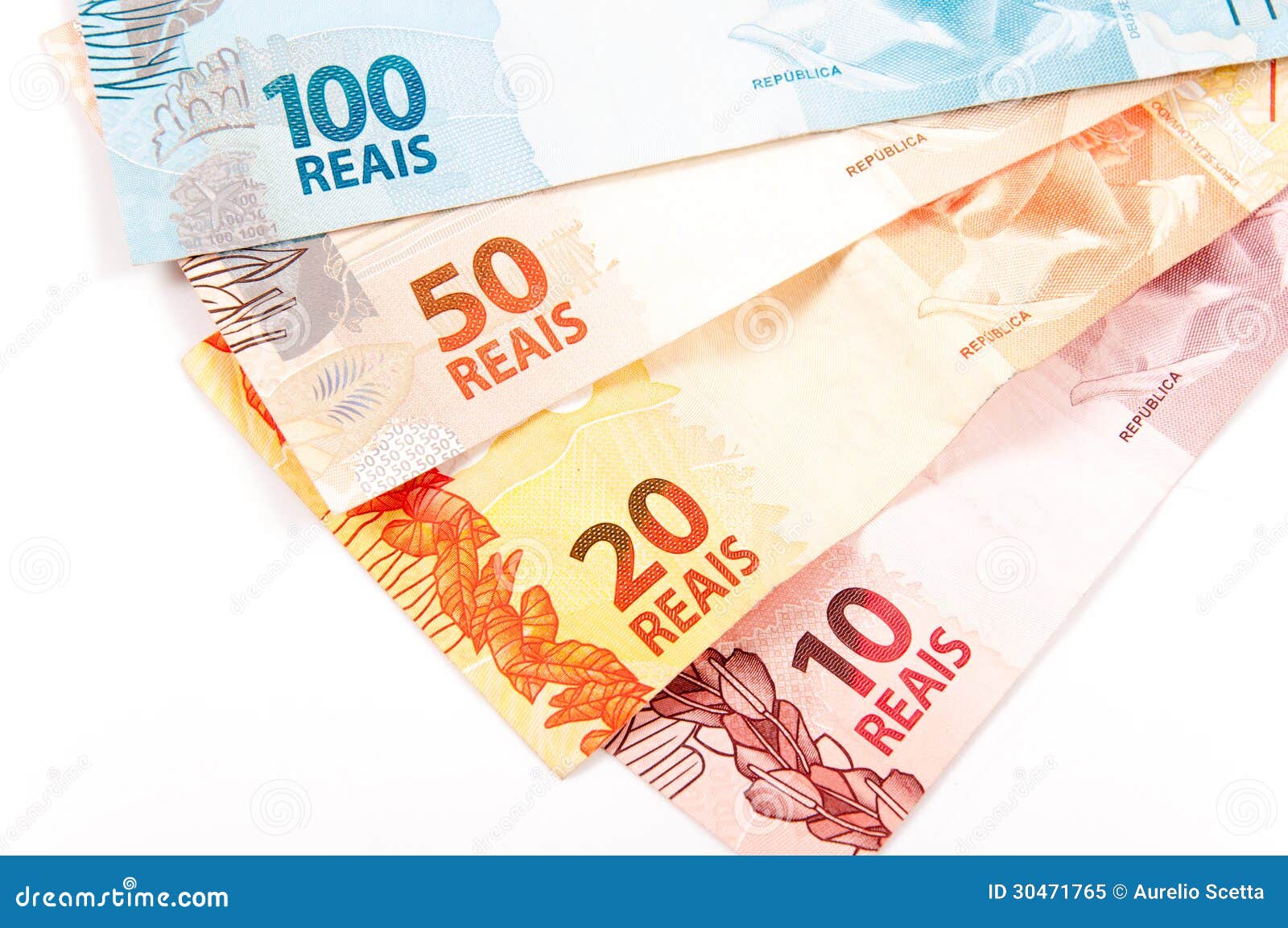 Brazilian money stock image. Image of economy, revenue - 30471765