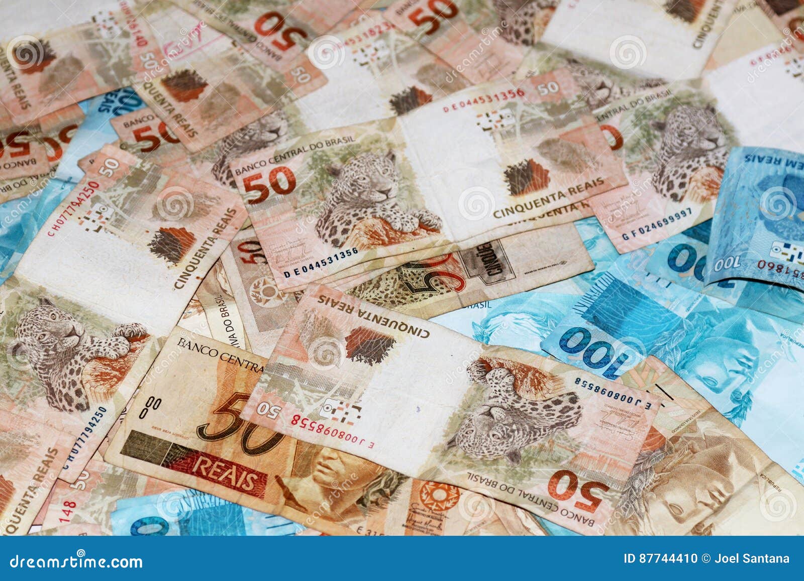 Brazilian Money Notes 50 and 100 Stock Photo - Image of fortune, brasil ...
