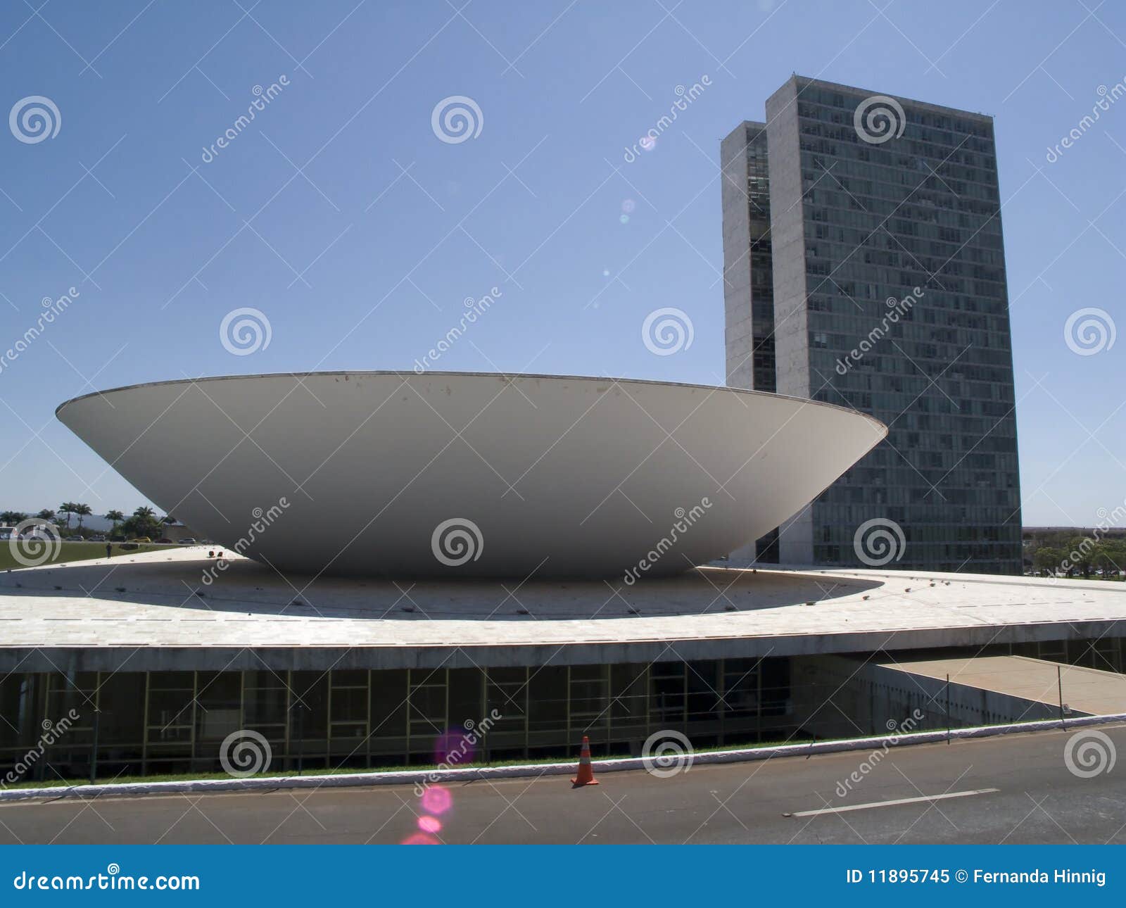Brazilian National Congress Editorial Image - Image of brasilia ...