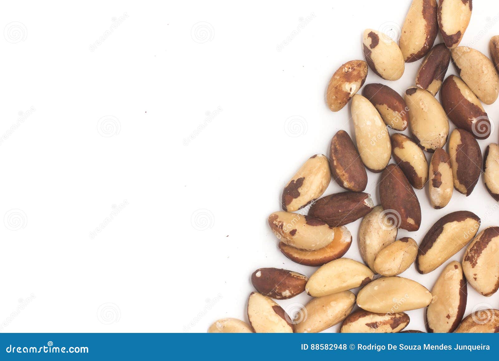 Brazilian Nuts Frame. Castanha Do Para Stock Photo - Image of group ...